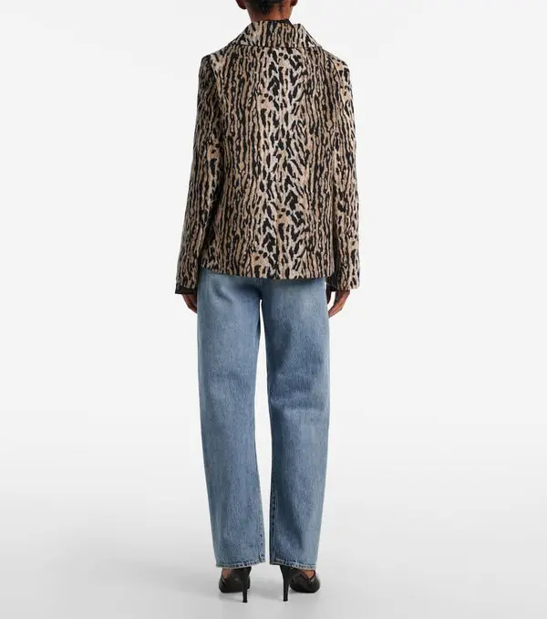 Rixo Leila Leopard-print Jacket