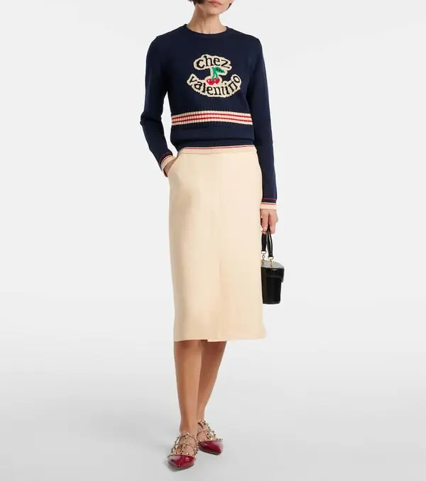 Valentino Garavani Chez Cotton Sweater