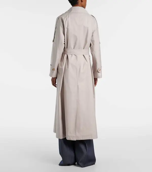 Max Mara Felipe Cotton-blend Twill Trench Coat