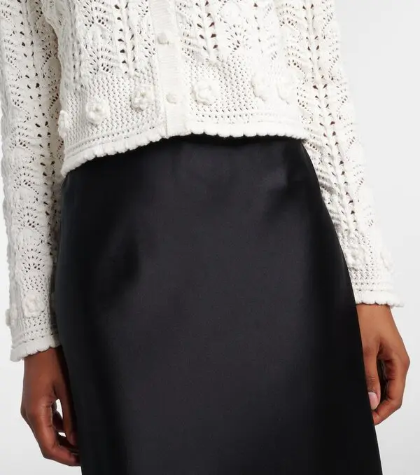 Rixo Kyra Open-knit Cotton Cardigan - White