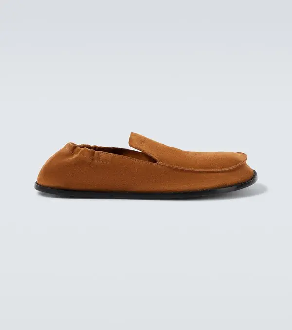 Loewe Suede Loafers - Brown