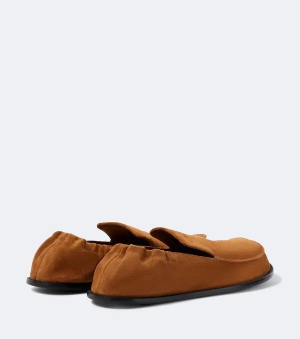Loewe Flex Suede Loafers - Brown