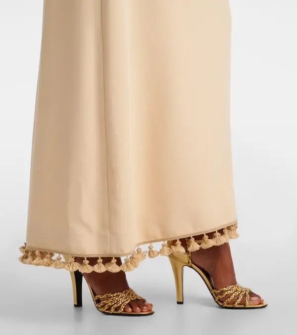 Valentino Garavani Cady Couture Embellished Silk Gown