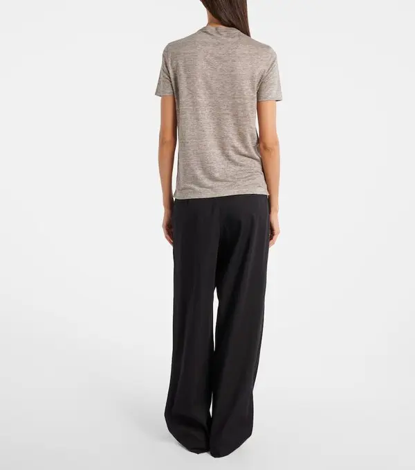 Loro Piana Gargano Linen Jersey T-shirt