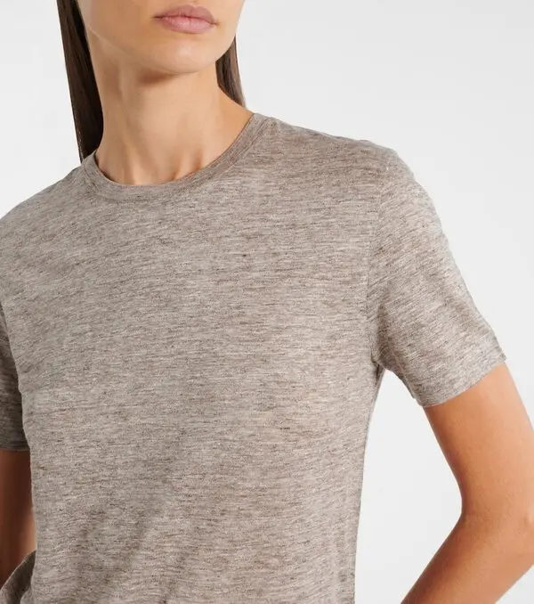 Loro Piana Gargano Linen Jersey T-shirt