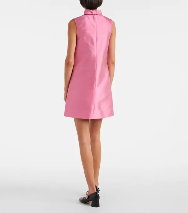 Valentino Garavani Silk Shantung Minidress