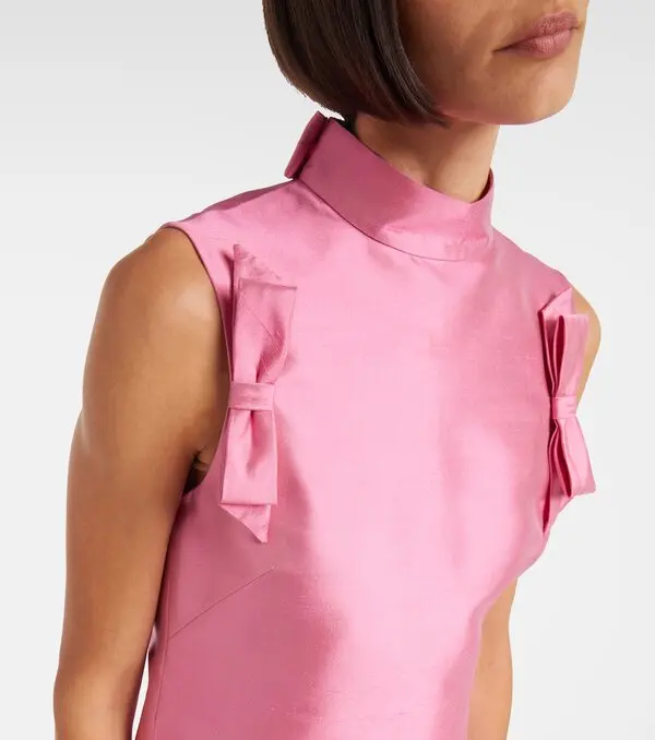 Valentino Garavani Silk Shantung Minidress
