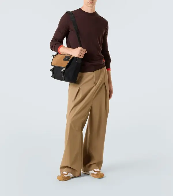 Loewe Flex Medium Messenger Bag - Black