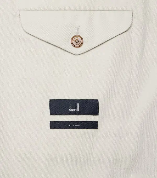 Dunhill Double-breasted Cotton-cashmere Blazer