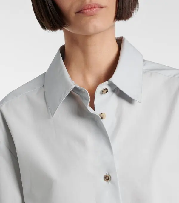 Khaite Agro Cotton Poplin Shirt