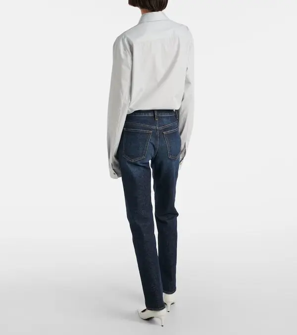 Khaite Viv Straight Jeans - Blue