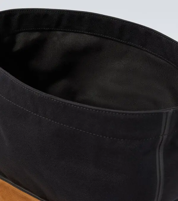 Loewe Flex Canvas And Suede Backpack - Black
