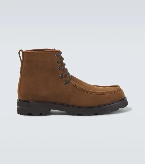 Brioni Suede Lace-up Boots