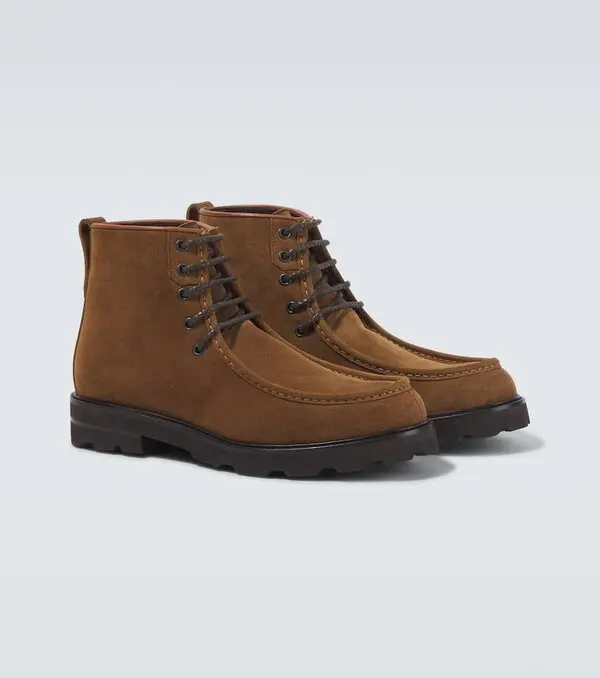 Brioni Suede Lace-up Boots
