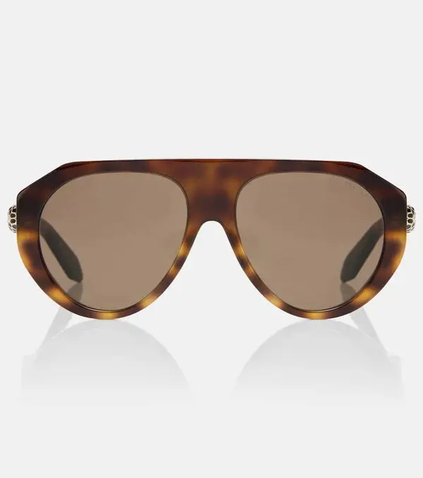 BVLGARI Serpenti Forever Aviator Sunglasses - Brown