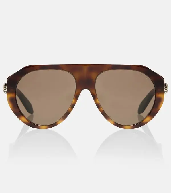 BVLGARI Serpenti Forever Aviator Sunglasses - Brown