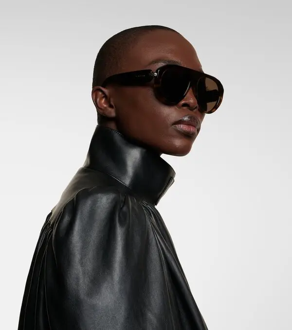 BVLGARI Serpenti Forever Aviator Sunglasses - Brown