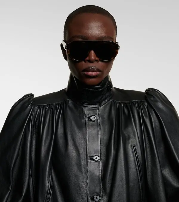 BVLGARI Serpenti Forever Aviator Sunglasses - Brown