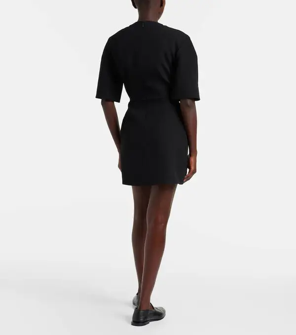 Givenchy Wool Grain De Poudre Mini Dress