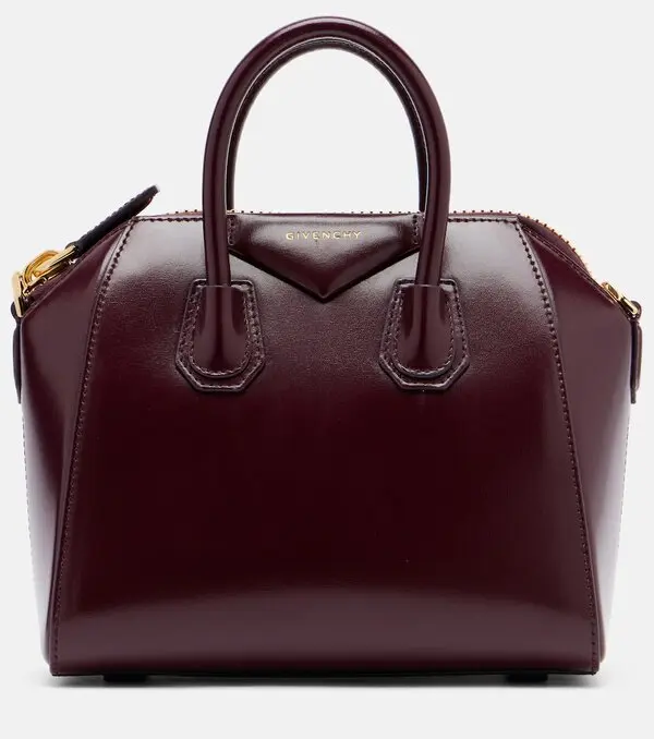 Givenchy Antigona Mini Tote Bag - Burgundy