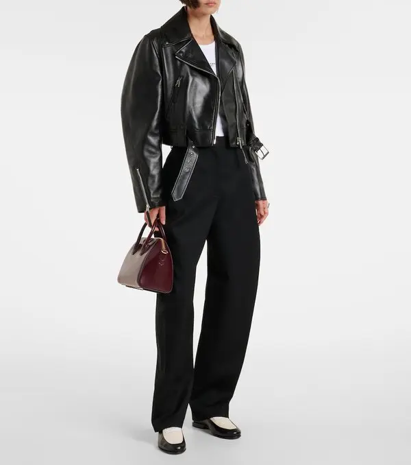 Givenchy Antigona Mini Leather Tote - Burgundy