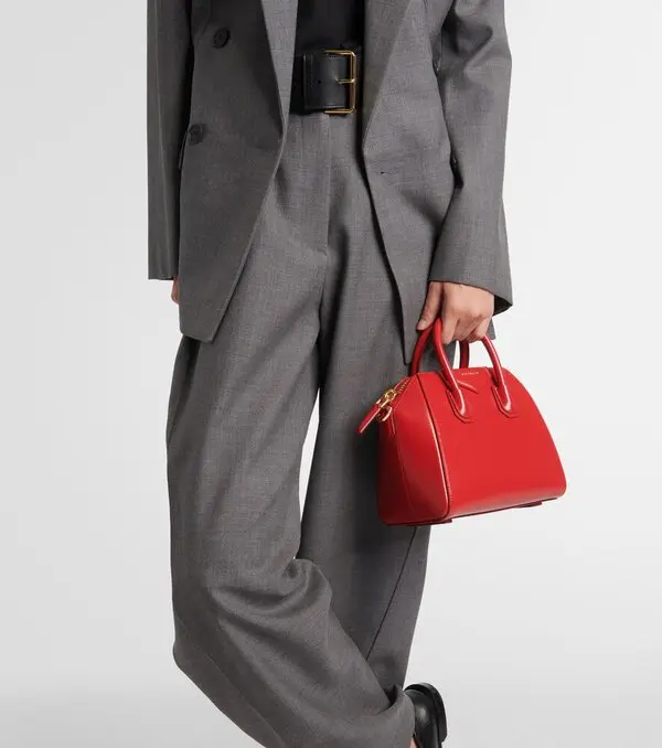 Givenchy Antigona Mini Leather Tote - Red