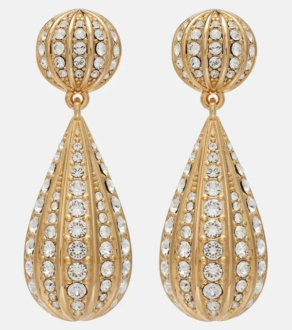 Valentino Garavani Poetiques Des Gouttes Drop Earrings - Gold