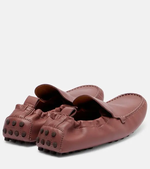 TOD'S Gommino Leather Loafers