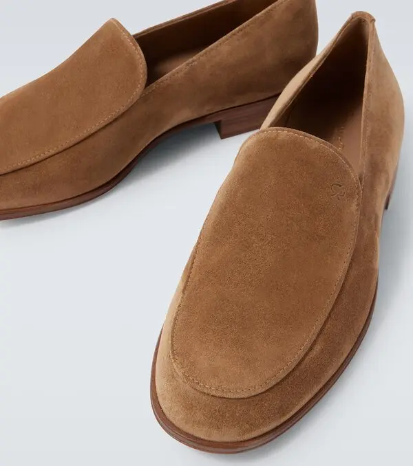 GIANVITO ROSSI Suede Loafers