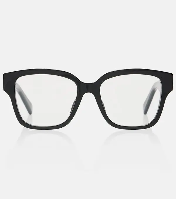 BVLGARI Tubogas Square Eyeglasses - Black