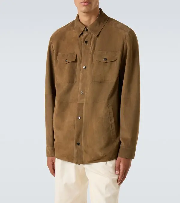 Canali Suede Overshirt