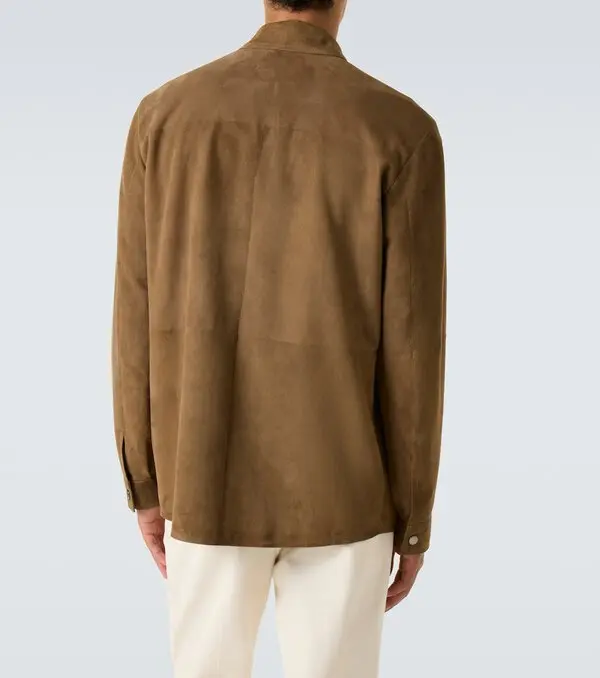 Canali Suede Overshirt