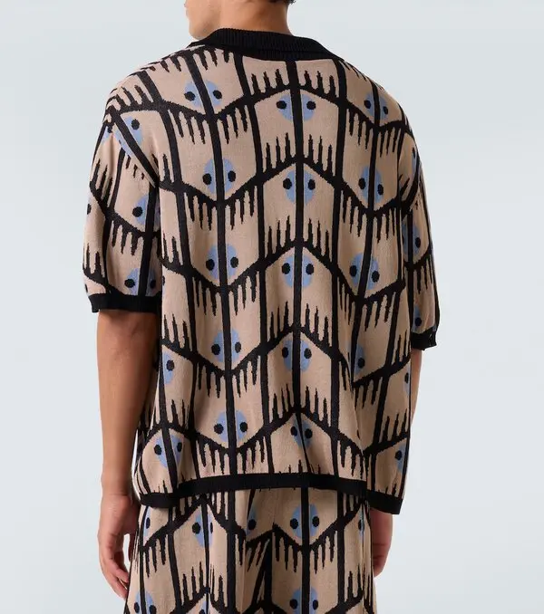 Commas Jacquard Polo Shirt