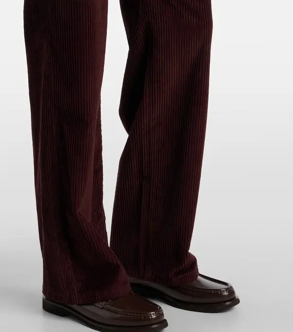Brunello Cucinelli Corduroy Straight Pants - Brown