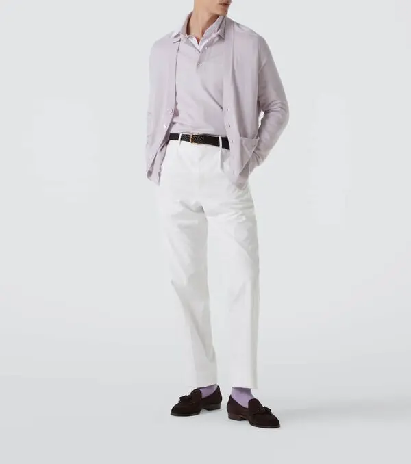 Dunhill Cashmere Polo Sweater