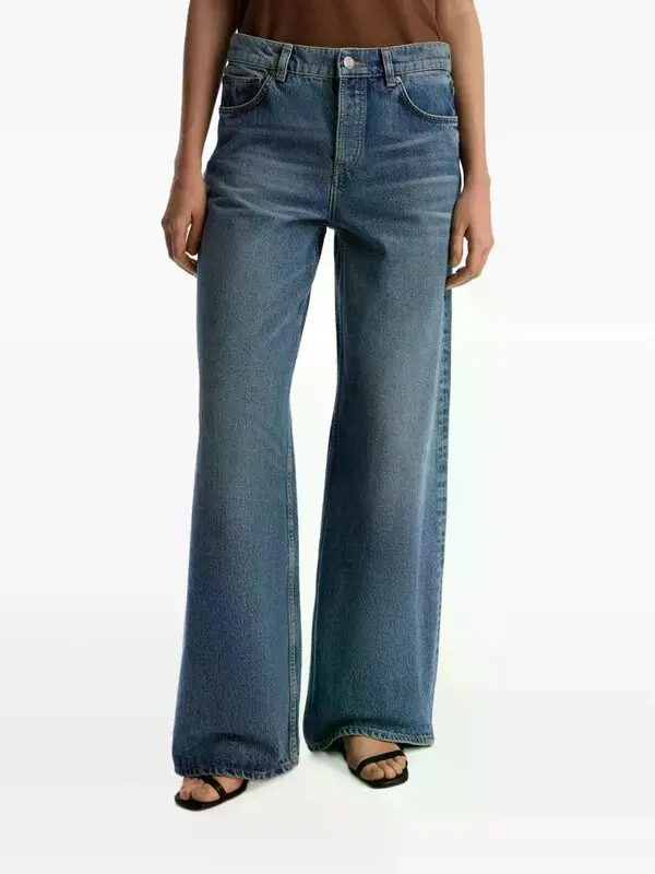 12 STOREEZ High-waist Cotton Jeans