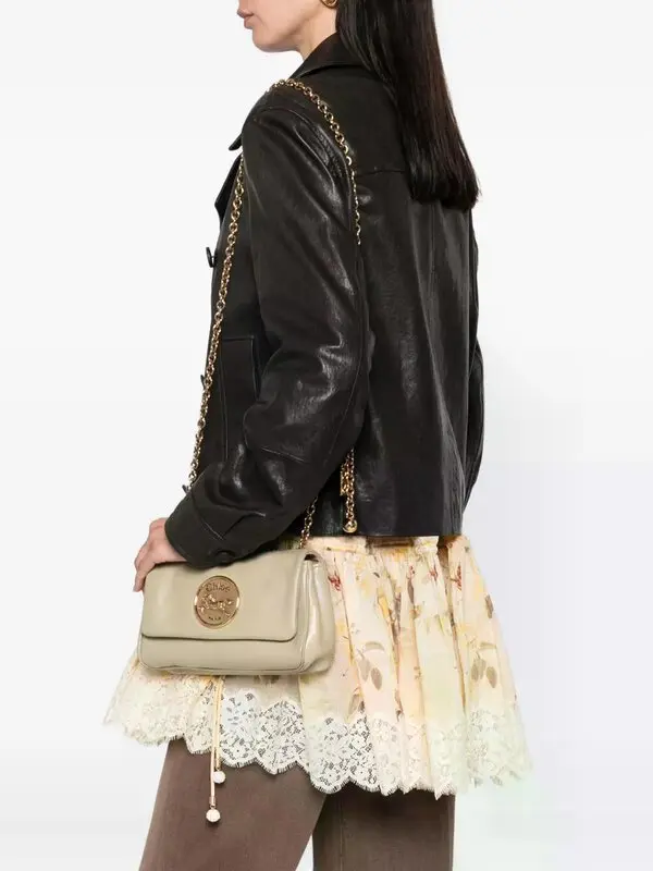 Chloé Heritage Chain-strap Crossbody Bag - Neutrals