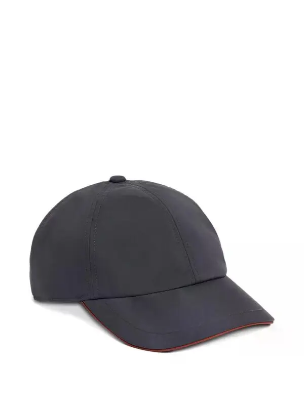 12 STOREEZ Contrast-trim Baseball Cap - Grey