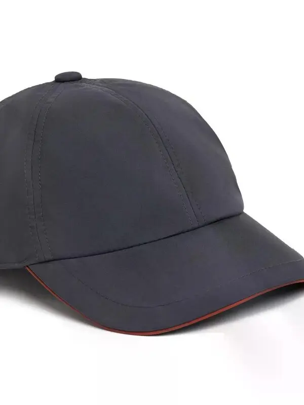 12 STOREEZ Contrast-trim Baseball Cap