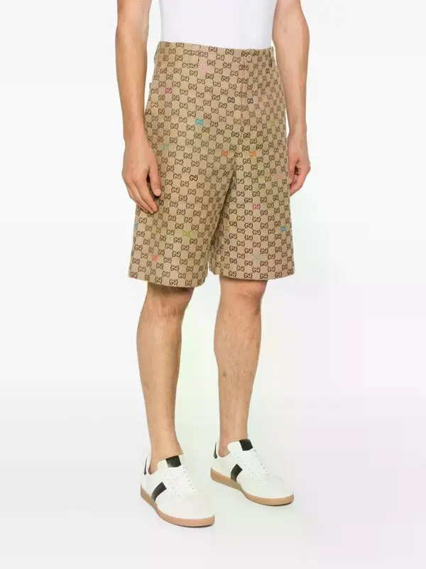 Gucci Monogram Logo Shorts