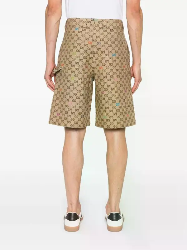 Gucci Monogram Logo Shorts