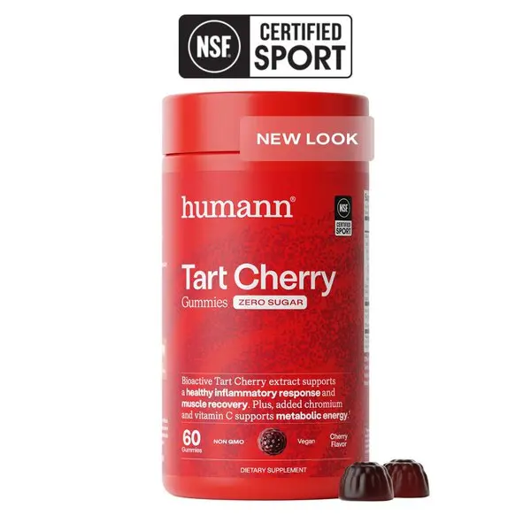 HUMANN Tart Cherry Gummies 60 Gummies - One-color