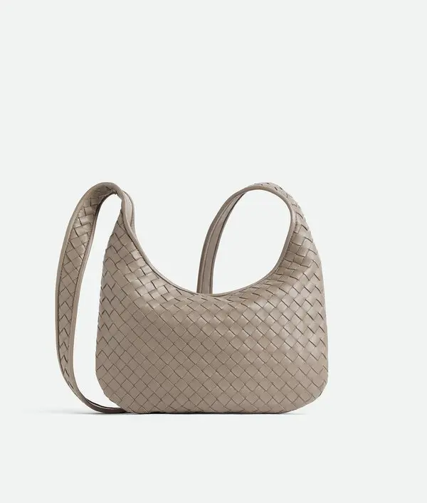 BOTTEGA  VENETA Intrecciato Nappa Leather Cross-body Bag - Limestone