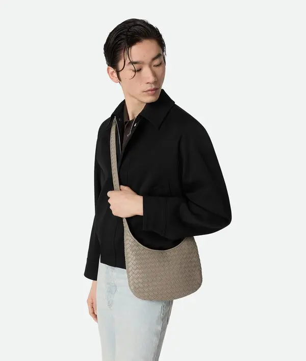 Bottega Veneta Small Veneto - Limestone