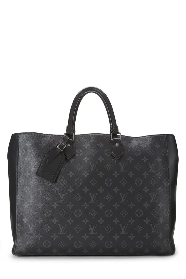 LOUIS VUITTON Monogram Eclipse Grand Sac - Black