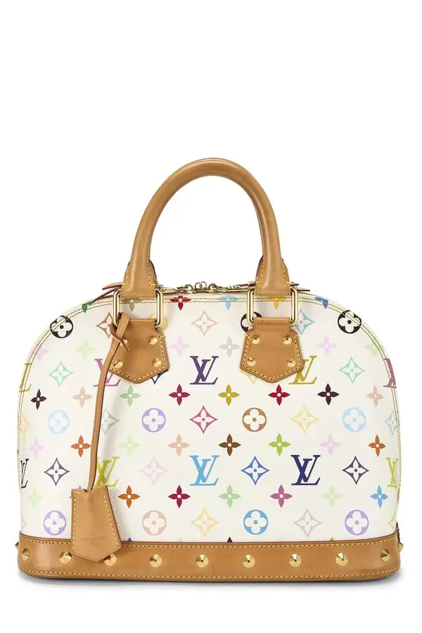 LOUIS VUITTON Takashi Murakami X Monogram Multicolore Alma Nm - White