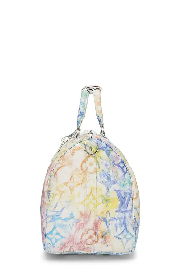 LOUIS VUITTON Monogram Pastel Crayon Keepall Bandouliere 50