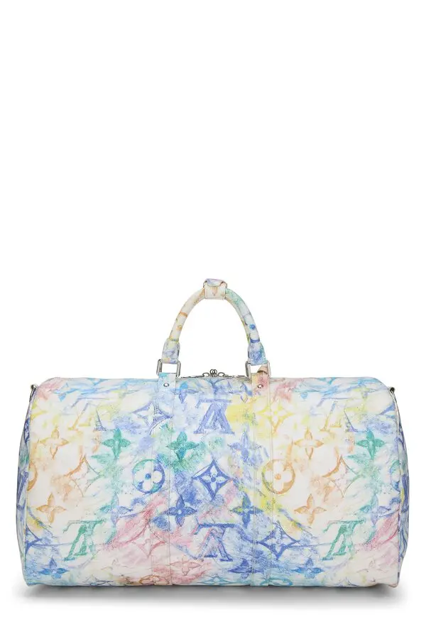 LOUIS VUITTON Monogram Pastel Crayon Keepall Bandouliere 50