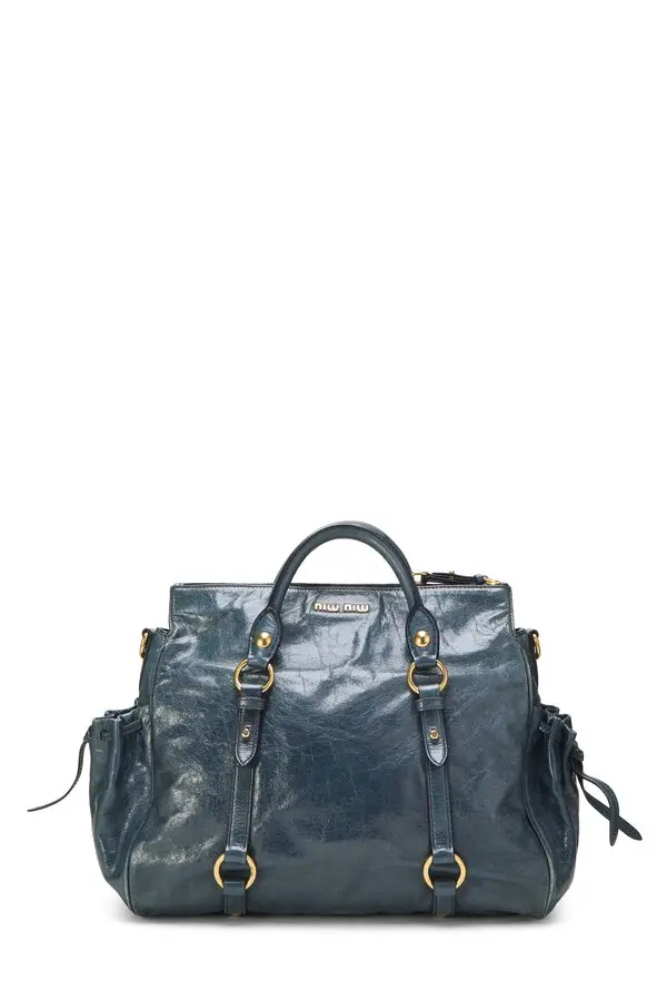 Miu Miu Calfskin Convertible Handbag