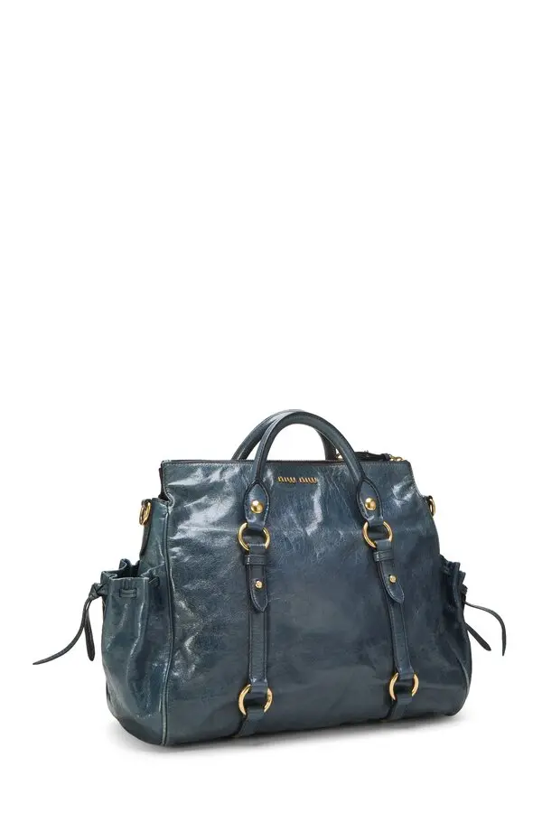 Miu Miu Calfskin Convertible Handbag